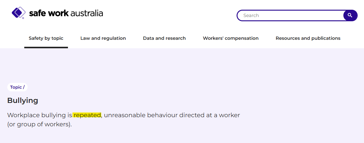Micro-Psychosocial Hazards: One-Off Unreasonable Behavior – Object123